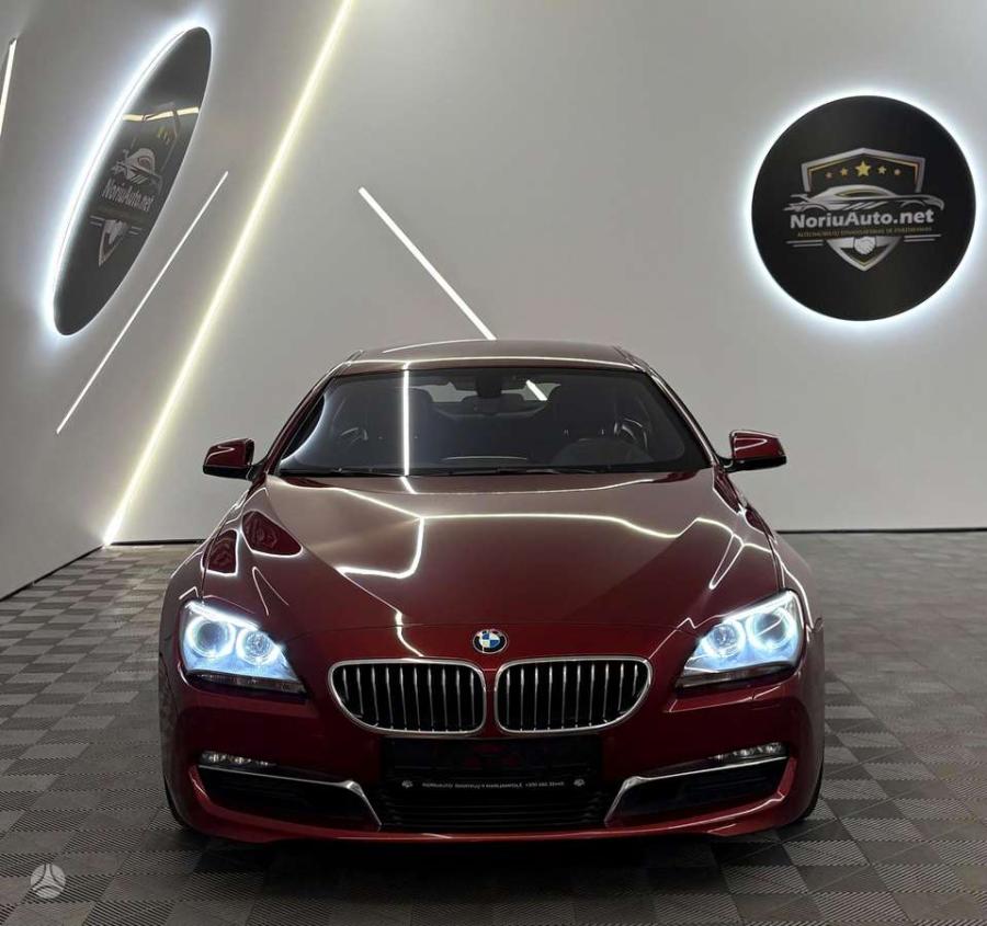 Sarkans BMW 640 Gran Coupe 2013 Marijampole, ar dzinēja tilpumu 2.99 L un nobraukumu 278 tūkst. km par 15650 €, foto 44 vietnē AUTOMOTO.COM.LV