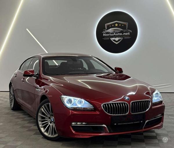 Красный БМВ 640 Gran Coupe 2013 в Мариямполе, объемом двигателя 2.99 л и пробегом 278 тыс. км за 15650 €, фото 1 на AUTOMOTO.COM.LV