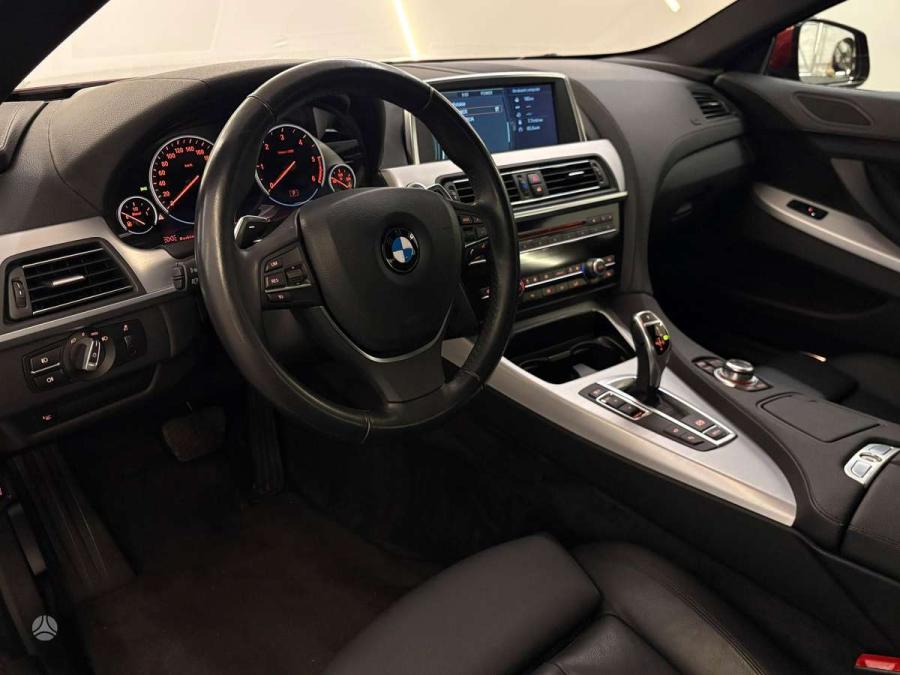 Sarkans BMW 640 Gran Coupe 2013 Marijampole, ar dzinēja tilpumu 2.99 L un nobraukumu 278 tūkst. km par 15650 €, foto 3 vietnē AUTOMOTO.COM.LV