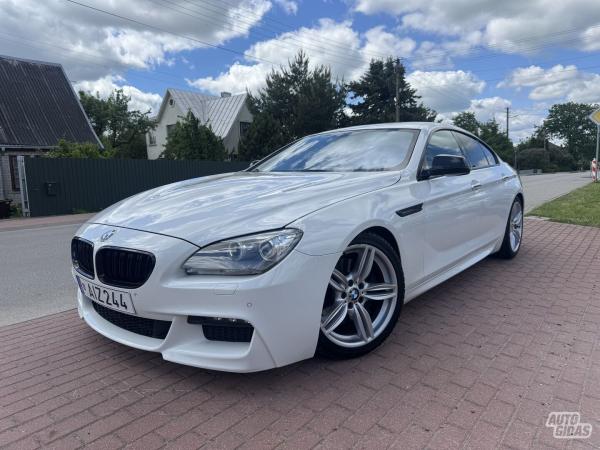 Белый БМВ 640 Gran Coupe 2013 в Каунас, объемом двигателя 3.00 л и пробегом 152 тыс. км за 13999 €, фото 1 на AUTOMOTO.COM.LV