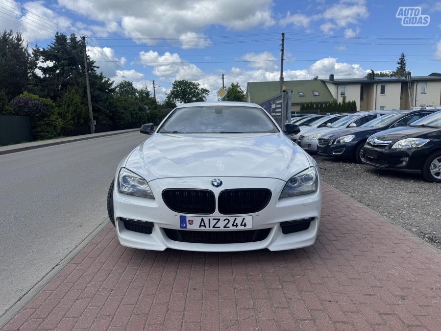 White BMW 640 Gran Coupe 2013 in Kaunas, with an engine capacity of 3.00 L and mileage of 152 thousand km for 13999 €, photo 6 on AUTOMOTO.COM.LV