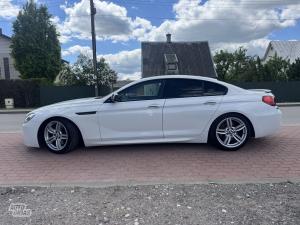 White BMW 640 Gran Coupe 2013 in Kaunas, with an engine capacity of 3.00 L and mileage of 152 thousand km for 13999 €, photo 9 on AUTOMOTO.COM.LV