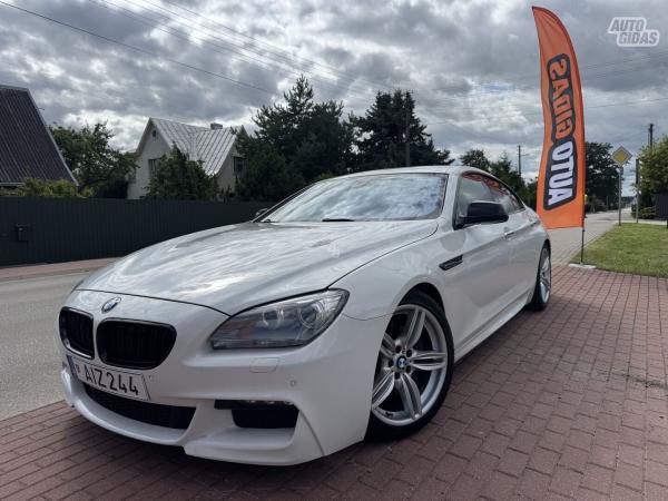 Balts BMW 640 Gran Coupe 2013 Kauņa, ar dzinēja tilpumu 3.00 L un nobraukumu 152 tūkst. km par 13399 €, foto 1 vietnē AUTOMOTO.COM.LV