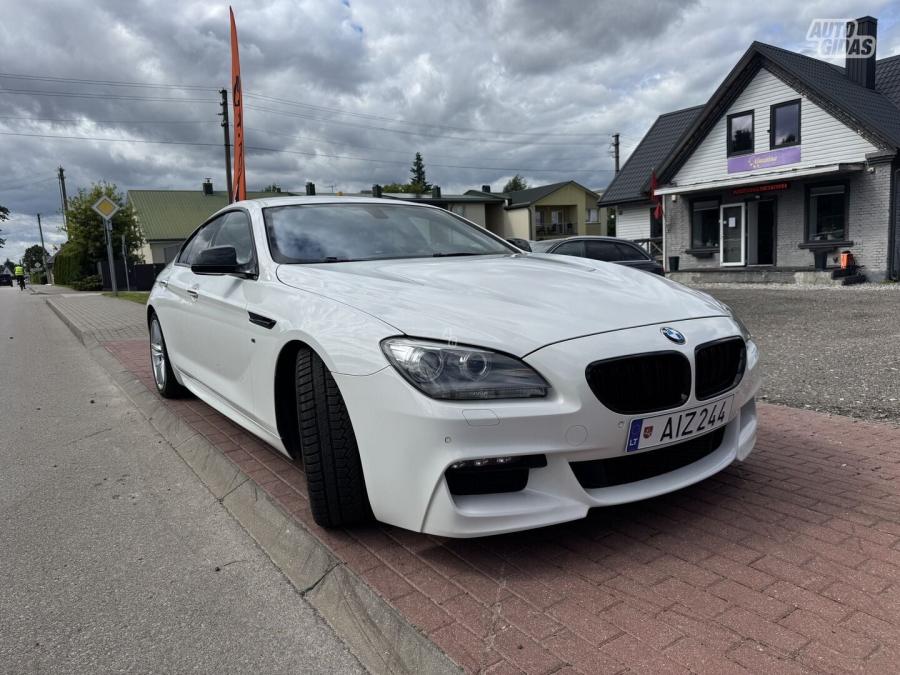 Белый БМВ 640 Gran Coupe 2013 в Каунас, объемом двигателя 3.00 л и пробегом 152 тыс. км за 13399 €, фото 3 на AUTOMOTO.COM.LV