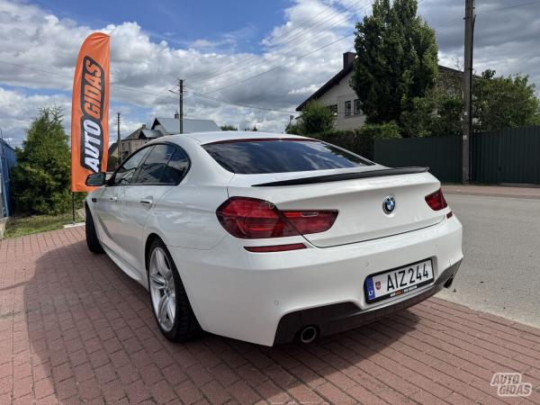 Balts BMW 640 Gran Coupe 2013 Kauņa, ar dzinēja tilpumu 3.00 L un nobraukumu 152 tūkst. km par 13399 €, foto 4 vietnē AUTOMOTO.COM.LV