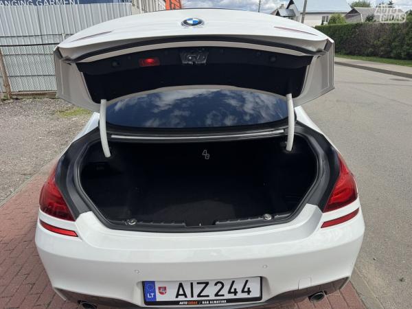 Balts BMW 640 Gran Coupe 2013 Kauņa, ar dzinēja tilpumu 3.00 L un nobraukumu 152 tūkst. km par 13399 €, foto 5 vietnē AUTOMOTO.COM.LV