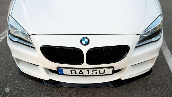 White BMW 640 Gran Coupe 2016 in Klaipeda, with an engine capacity of 2.98 L and mileage of 109 thousand km for 21000 €, photo 5 on AUTOMOTO.COM.LV