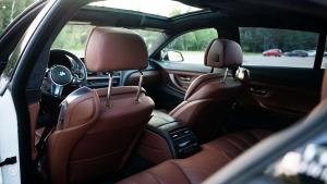 White BMW 640 Gran Coupe 2016 in Klaipeda, with an engine capacity of 2.98 L and mileage of 109 thousand km for 21000 €, photo 25 on AUTOMOTO.COM.LV
