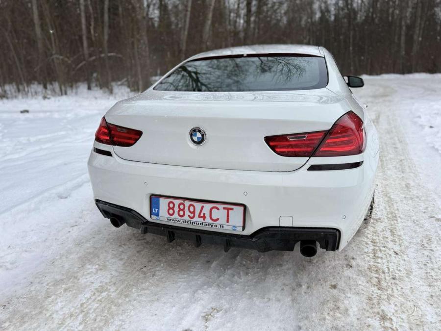 Balts BMW 640 Gran Coupe 2013 Kaišiadorys, ar dzinēja tilpumu 3.00 L un nobraukumu 200 tūkst. km par 12200 €, foto 5 vietnē AUTOMOTO.COM.LV