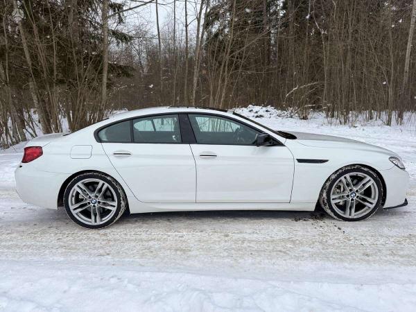 White BMW 640 Gran Coupe 2013 in Kaisiadorys, with an engine capacity of 3.00 L and mileage of 200 thousand km for 12200 €, photo 7 on AUTOMOTO.COM.LV
