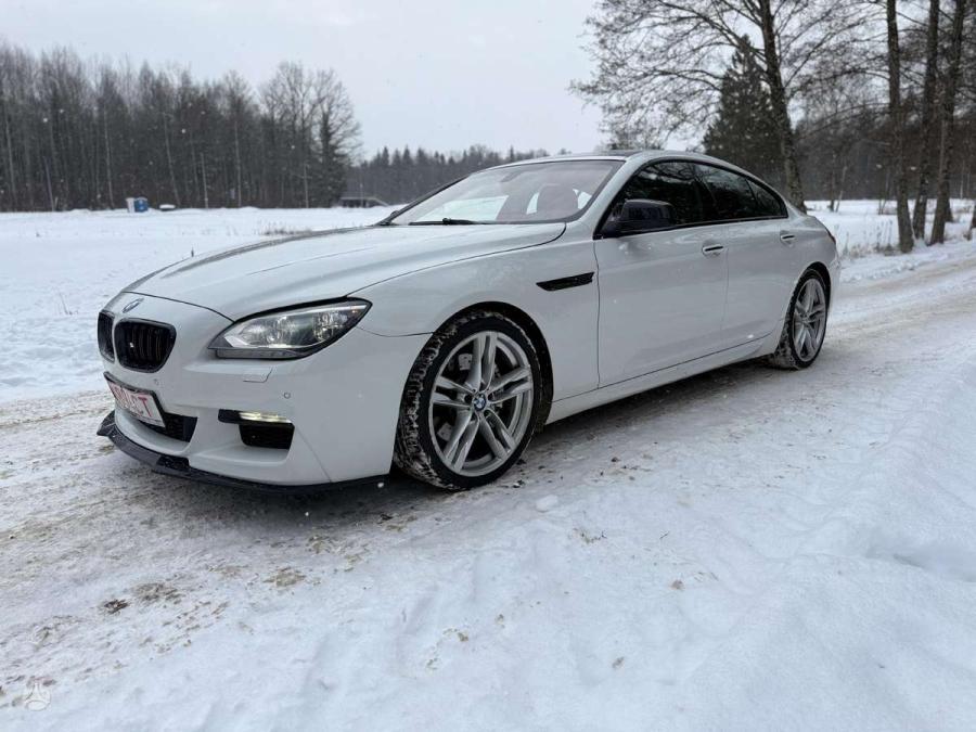 Белый БМВ 640 Gran Coupe 2013 в Кайшядорис, объемом двигателя 3.00 л и пробегом 200 тыс. км за 12200 €, фото 2 на AUTOMOTO.COM.LV
