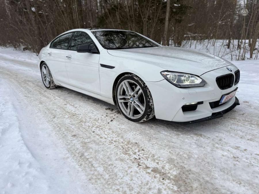 Белый БМВ 640 Gran Coupe 2013 в Кайшядорис, объемом двигателя 3.00 л и пробегом 200 тыс. км за 12200 €, фото 8 на AUTOMOTO.COM.LV