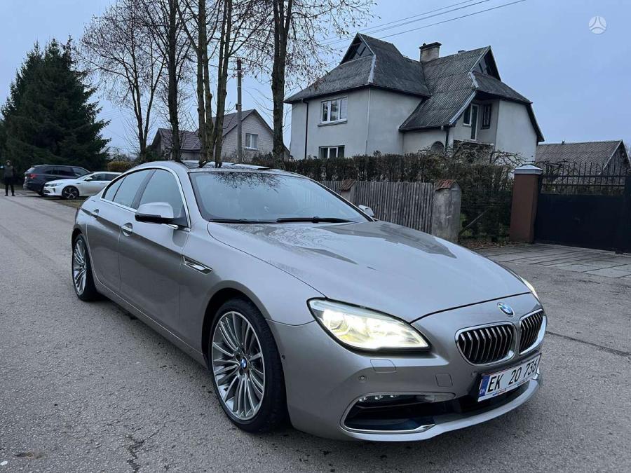 Dzeltens BMW 640 Gran Coupe 2015 Kauņa, ar dzinēja tilpumu 3.00 L un nobraukumu 187 tūkst. km par 21500 €, foto 8 vietnē AUTOMOTO.COM.LV