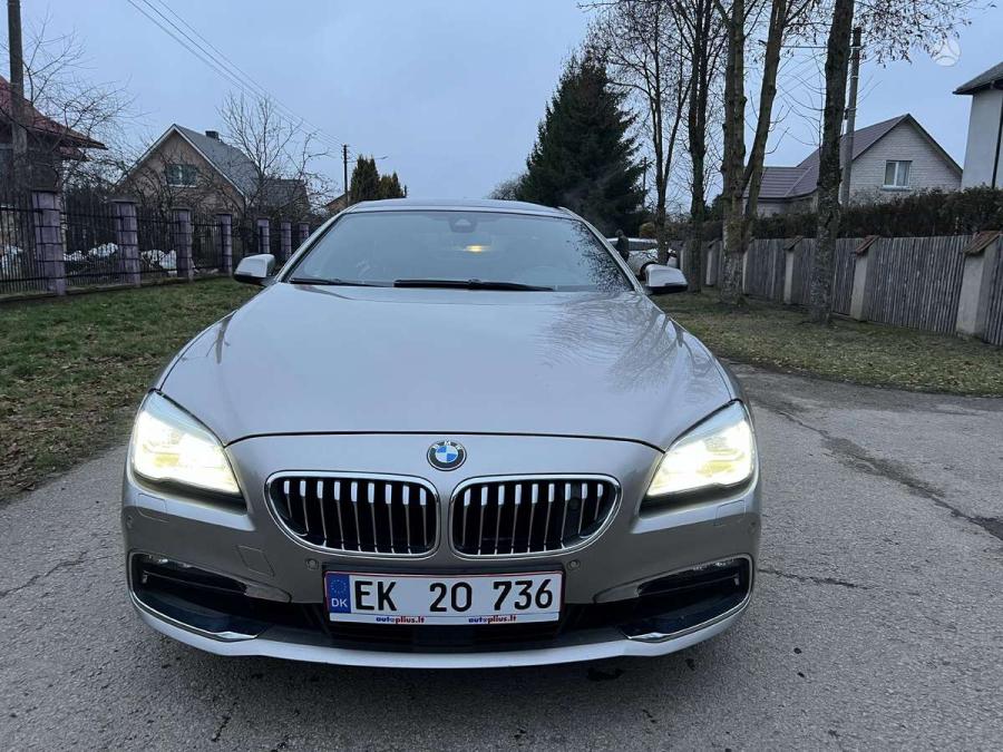 Dzeltens BMW 640 Gran Coupe 2015 Kauņa, ar dzinēja tilpumu 3.00 L un nobraukumu 187 tūkst. km par 21500 €, foto 10 vietnē AUTOMOTO.COM.LV