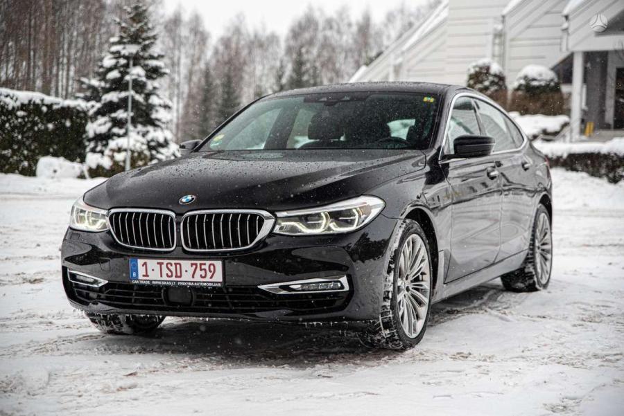 Melns BMW 640 Gran Turismo 2018 Elektrėnai, ar dzinēja tilpumu 2.99 L un nobraukumu 279 tūkst. km par 23300 €, foto 1 vietnē AUTOMOTO.COM.LV
