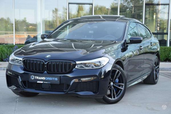 Черный БМВ 640 Gran Turismo 2018 в Вильнюс, объемом двигателя 3.00 л и пробегом 195 тыс. км за 25200 €, фото 1 на AUTOMOTO.COM.LV