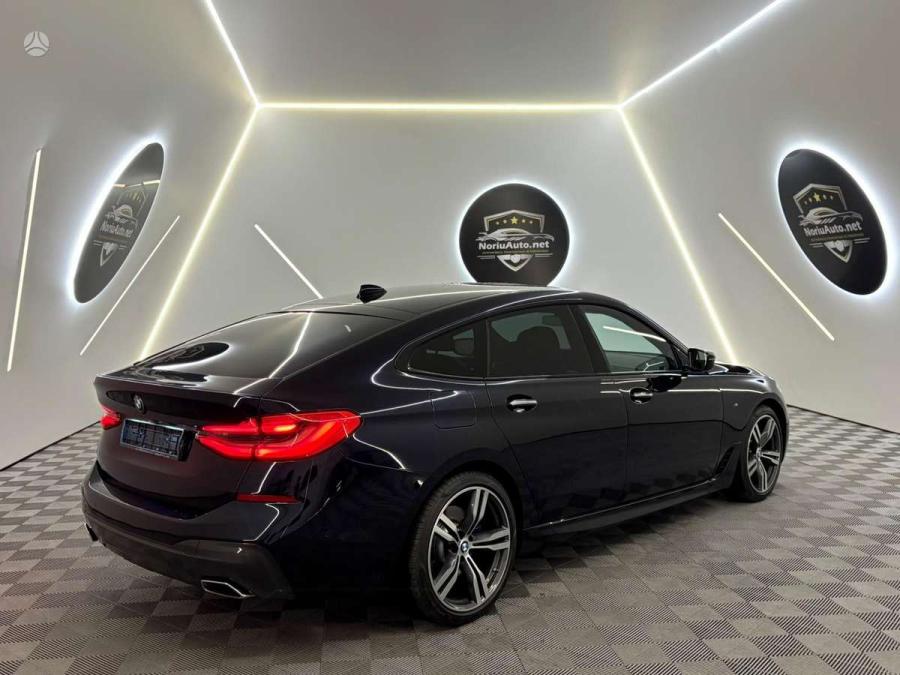 Black BMW 640 Gran Turismo 2018 in Marijampole, with an engine capacity of 2.99 L and mileage of 243 thousand km for 24999 €, photo 13 on AUTOMOTO.COM.LV