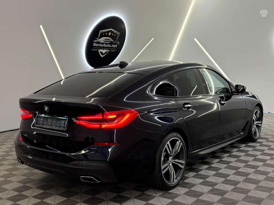 Black BMW 640 Gran Turismo 2018 in Marijampole, with an engine capacity of 2.99 L and mileage of 243 thousand km for 24999 €, photo 40 on AUTOMOTO.COM.LV