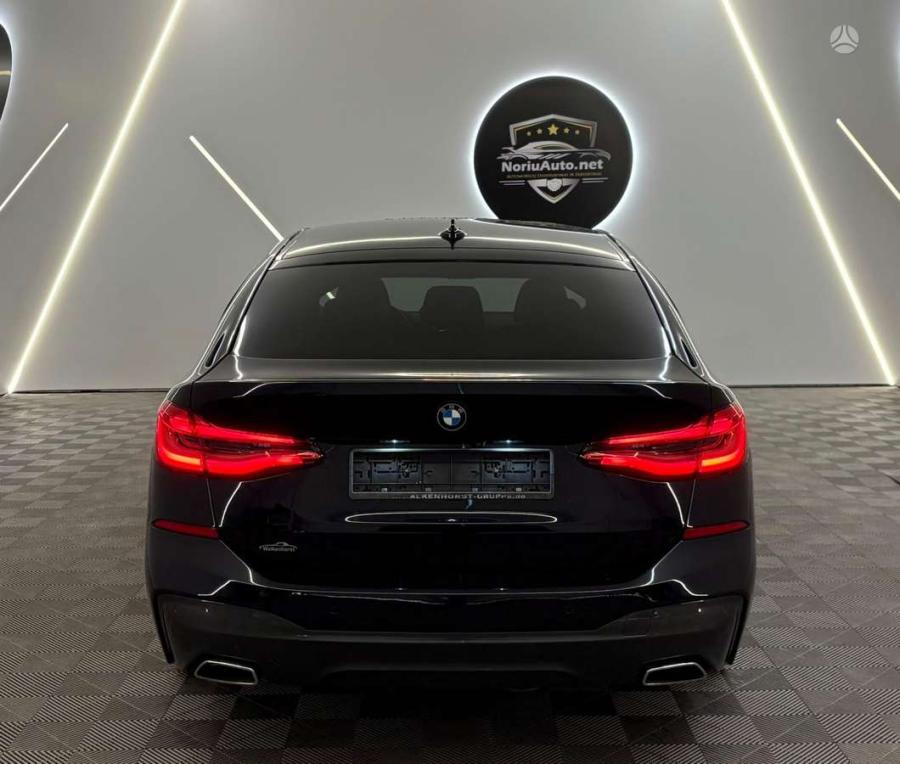 Black BMW 640 Gran Turismo 2018 in Marijampole, with an engine capacity of 2.99 L and mileage of 243 thousand km for 24999 €, photo 41 on AUTOMOTO.COM.LV