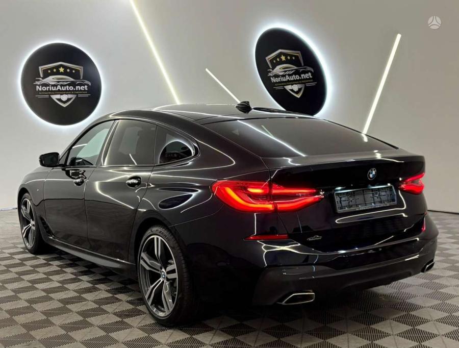Black BMW 640 Gran Turismo 2018 in Marijampole, with an engine capacity of 2.99 L and mileage of 243 thousand km for 24999 €, photo 43 on AUTOMOTO.COM.LV