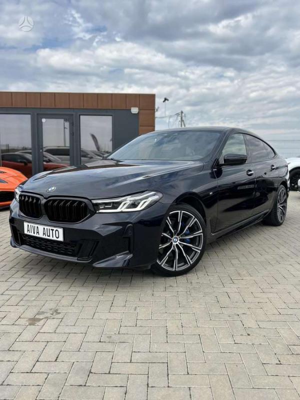 Black BMW 640 Gran Turismo 2019 in Kaunas, with an engine capacity of 3.00 L and mileage of 88 thousand km for 29500 €, photo 1 on AUTOMOTO.COM.LV