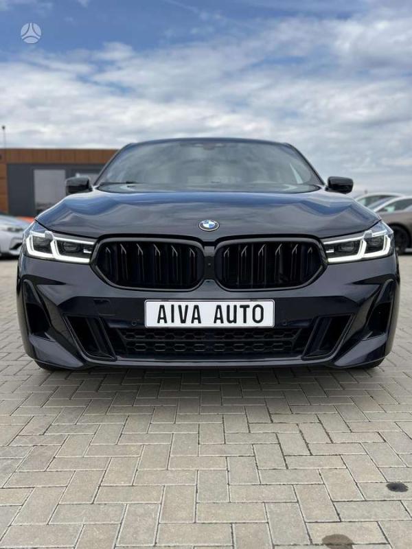 Black BMW 640 Gran Turismo 2019 in Kaunas, with an engine capacity of 3.00 L and mileage of 88 thousand km for 29500 €, photo 4 on AUTOMOTO.COM.LV