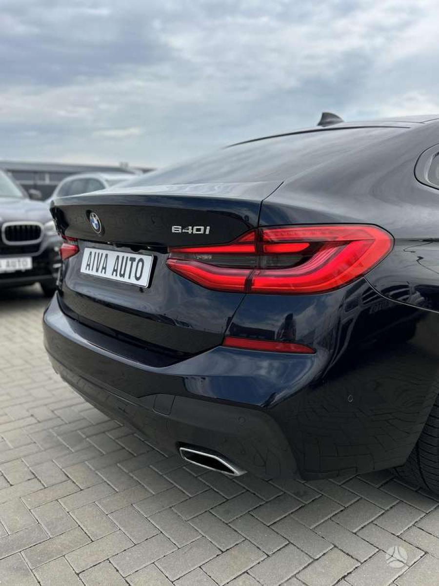 Черный БМВ 640 Gran Turismo 2019 в Каунас, объемом двигателя 3.00 л и пробегом 88 тыс. км за 29500 €, фото 13 на AUTOMOTO.COM.LV