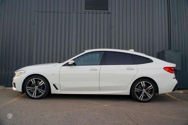 White BMW 640 Gran Turismo 2018 in Vilnius, with an engine capacity of 3.00 L and mileage of 150 thousand km for 26000 €, photo 3 on AUTOMOTO.COM.LV
