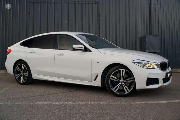 White BMW 640 Gran Turismo 2018 in Vilnius, with an engine capacity of 3.00 L and mileage of 150 thousand km for 26000 €, photo 8 on AUTOMOTO.COM.LV