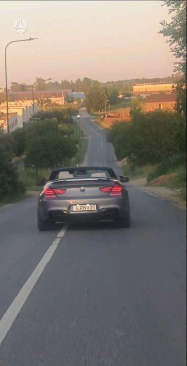 Pelēks BMW 640 2012 Viļņa, ar dzinēja tilpumu 2.98 L un nobraukumu 153 tūkst. km par 18000 €, foto 9 vietnē AUTOMOTO.COM.LV