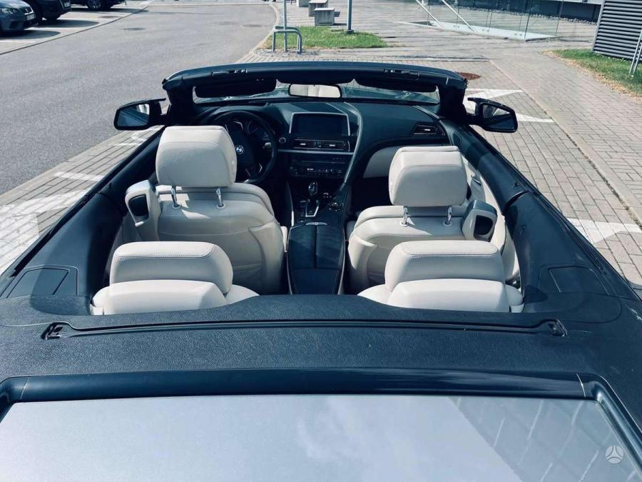 Grey BMW 640 2012 in Vilnius, with an engine capacity of 2.98 L and mileage of 154 thousand km for 14000 €, photo 12 on AUTOMOTO.COM.LV