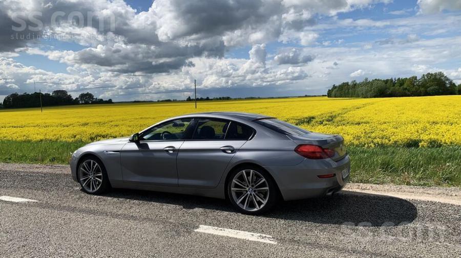 Pelēks BMW 640 2013 Rīga, ar dzinēja tilpumu 3.00 L un nobraukumu 240 tūkst. km par 21000 €, foto 1 vietnē AUTOMOTO.COM.LV