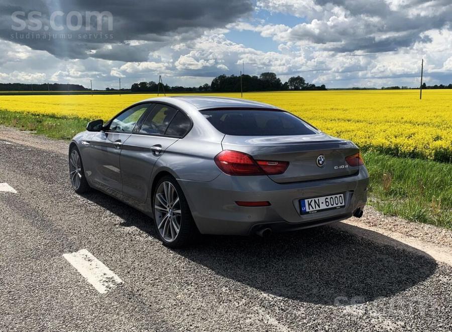 Pelēks BMW 640 2013 Rīga, ar dzinēja tilpumu 3.00 L un nobraukumu 240 tūkst. km par 21000 €, foto 3 vietnē AUTOMOTO.COM.LV