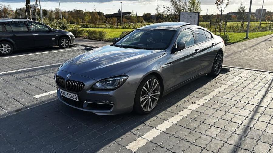 Pelēks BMW 640 2013 Rīga, ar dzinēja tilpumu 3.00 L un nobraukumu 240 tūkst. km par 21000 €, foto 7 vietnē AUTOMOTO.COM.LV