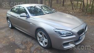 Grey BMW 640 2015 in Riga, with an engine capacity of 3.00 L and mileage of 223 thousand km for 21500 €, photo 3 on AUTOMOTO.COM.LV