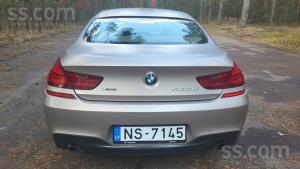 Grey BMW 640 2015 in Riga, with an engine capacity of 3.00 L and mileage of 223 thousand km for 21500 €, photo 6 on AUTOMOTO.COM.LV