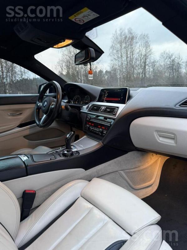 Grey BMW 640 2016 in Jelgava, with an engine capacity of 3.00 L and mileage of 195 thousand km for 22000 €, photo 7 on AUTOMOTO.COM.LV
