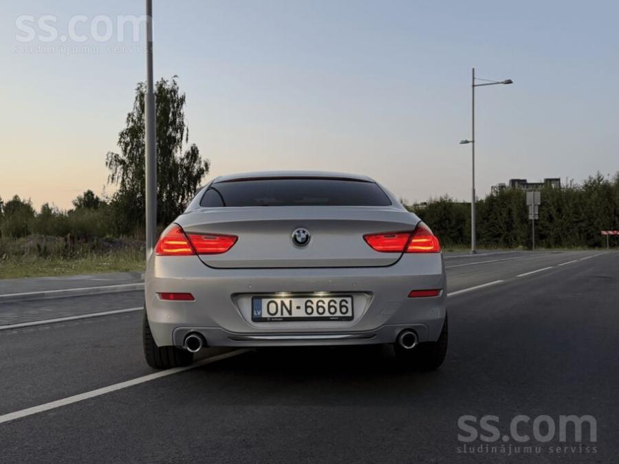 Pelēks BMW 640 2016 Rīga, ar dzinēja tilpumu 3.00 L un nobraukumu 249 tūkst. km par 21000 €, foto 4 vietnē AUTOMOTO.COM.LV