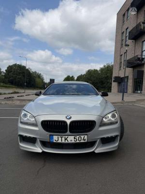 Grey BMW 640 2013 in Kaunas, with an engine capacity of 2.99 L and mileage of 265 thousand km for 15800 €, photo 1 on AUTOMOTO.COM.LV