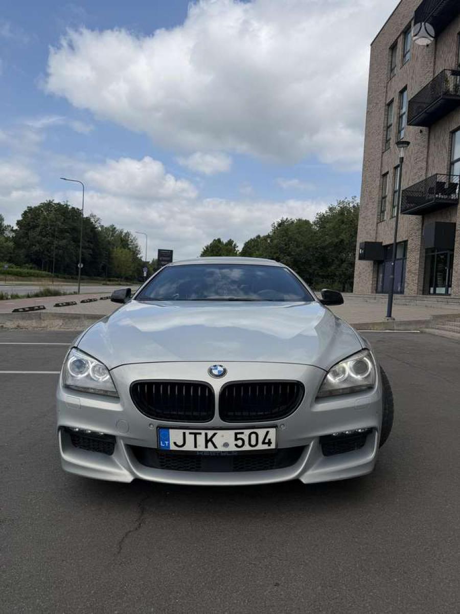 Grey BMW 640 2013 in Kaunas, with an engine capacity of 2.99 L and mileage of 265 thousand km for 15800 €, photo 1 on AUTOMOTO.COM.LV
