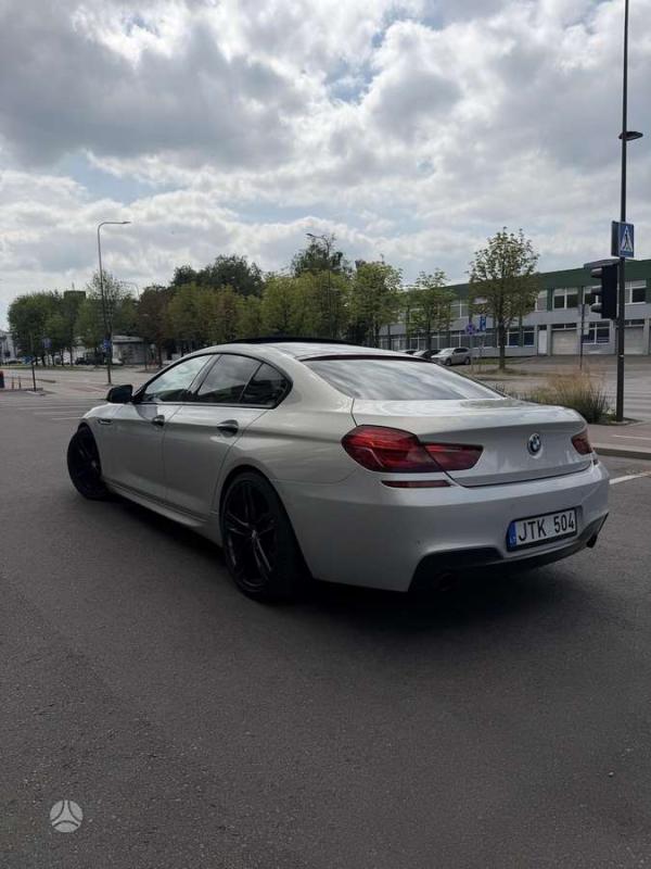 Grey BMW 640 2013 in Kaunas, with an engine capacity of 2.99 L and mileage of 265 thousand km for 15800 €, photo 4 on AUTOMOTO.COM.LV