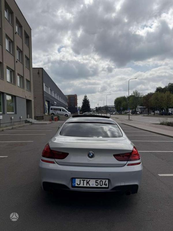 Grey BMW 640 2013 in Kaunas, with an engine capacity of 2.99 L and mileage of 265 thousand km for 15800 €, photo 5 on AUTOMOTO.COM.LV
