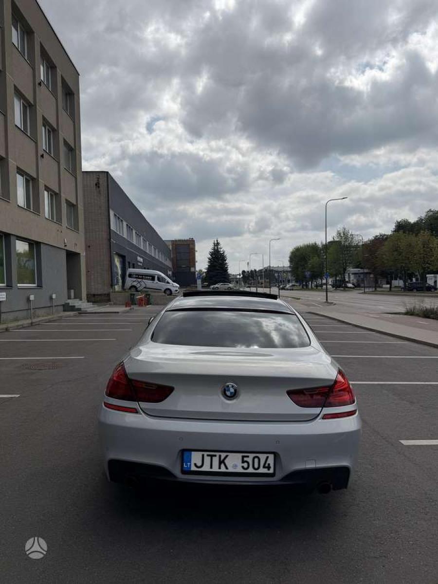 Grey BMW 640 2013 in Kaunas, with an engine capacity of 2.99 L and mileage of 265 thousand km for 15800 €, photo 6 on AUTOMOTO.COM.LV