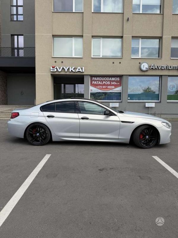 Grey BMW 640 2013 in Kaunas, with an engine capacity of 2.99 L and mileage of 265 thousand km for 15800 €, photo 7 on AUTOMOTO.COM.LV