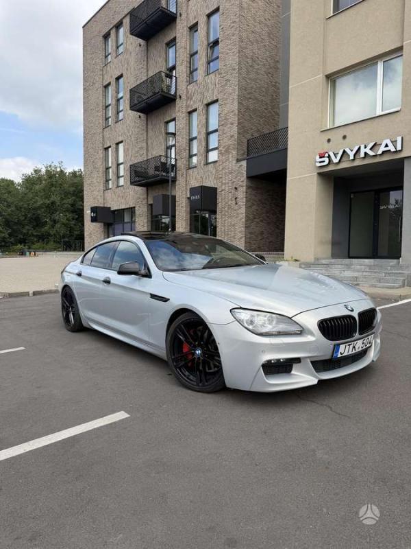 Grey BMW 640 2013 in Kaunas, with an engine capacity of 2.99 L and mileage of 265 thousand km for 15800 €, photo 8 on AUTOMOTO.COM.LV