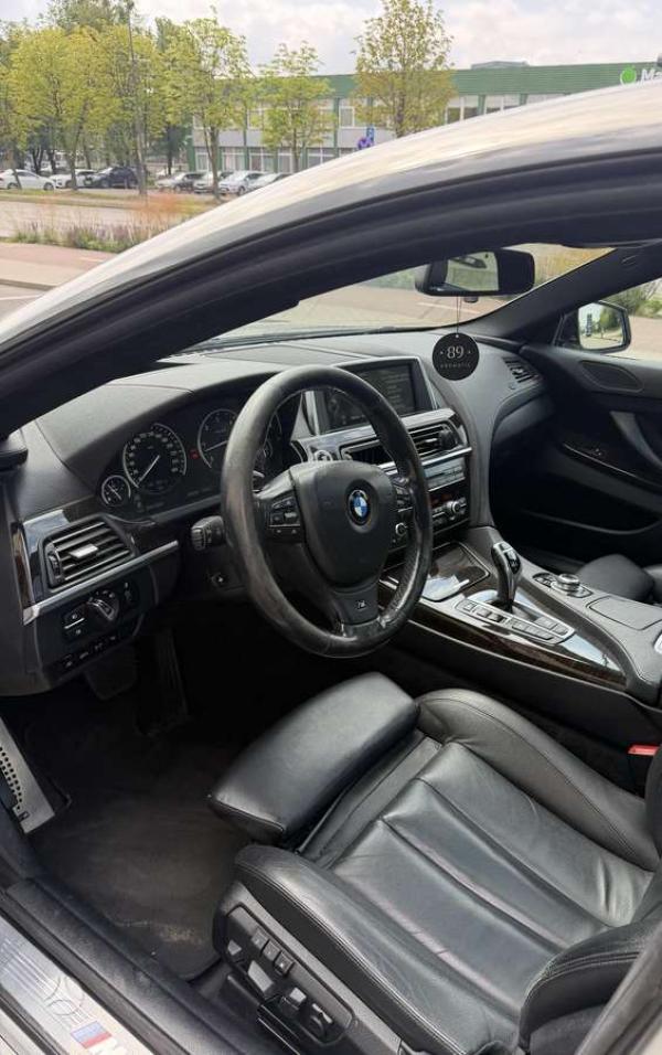 Grey BMW 640 2013 in Kaunas, with an engine capacity of 2.99 L and mileage of 265 thousand km for 15800 €, photo 9 on AUTOMOTO.COM.LV