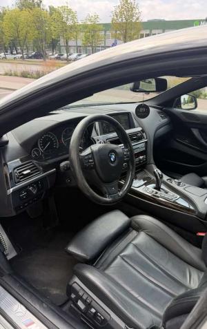 Grey BMW 640 2013 in Kaunas, with an engine capacity of 2.99 L and mileage of 265 thousand km for 15800 €, photo 10 on AUTOMOTO.COM.LV