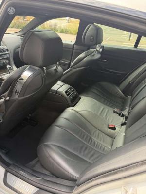 Grey BMW 640 2013 in Kaunas, with an engine capacity of 2.99 L and mileage of 265 thousand km for 15800 €, photo 12 on AUTOMOTO.COM.LV