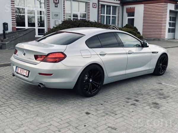 Grey BMW 640 2014 in Ventspils, with an engine capacity of 3.00 L and mileage of 152 thousand km for 17500 €, photo 5 on AUTOMOTO.COM.LV