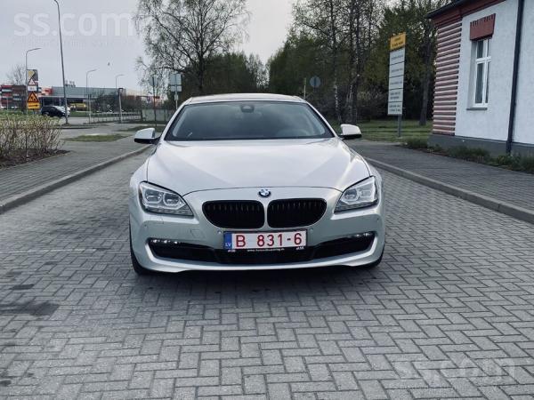 Grey BMW 640 2014 in Ventspils, with an engine capacity of 3.00 L and mileage of 152 thousand km for 17500 €, photo 8 on AUTOMOTO.COM.LV